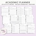 Printable Academic Planner 2025-2026, Student Study Organizer With ...