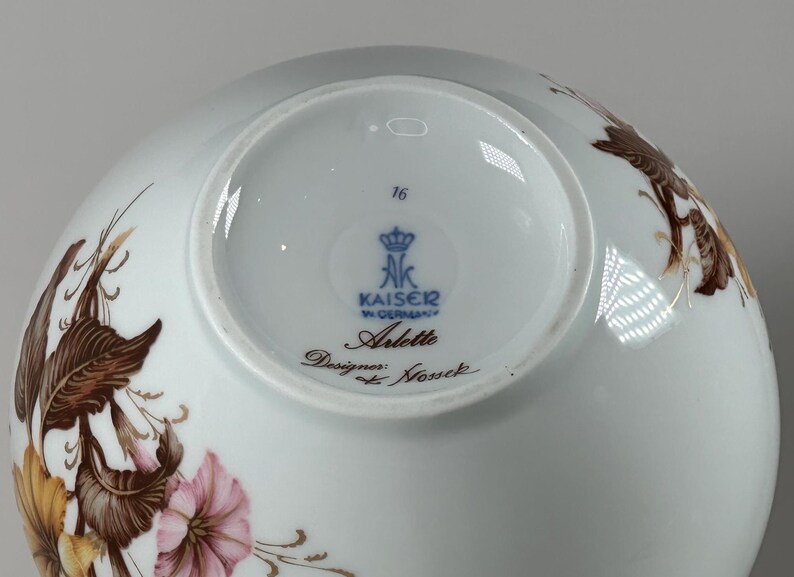 Kaiser West Germany Porcelain, Arlette Vase - Etsy