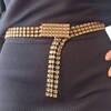 Vintage 1980s Womens Milor Purple Leather Retro Gold Buckle Waist Belt ...