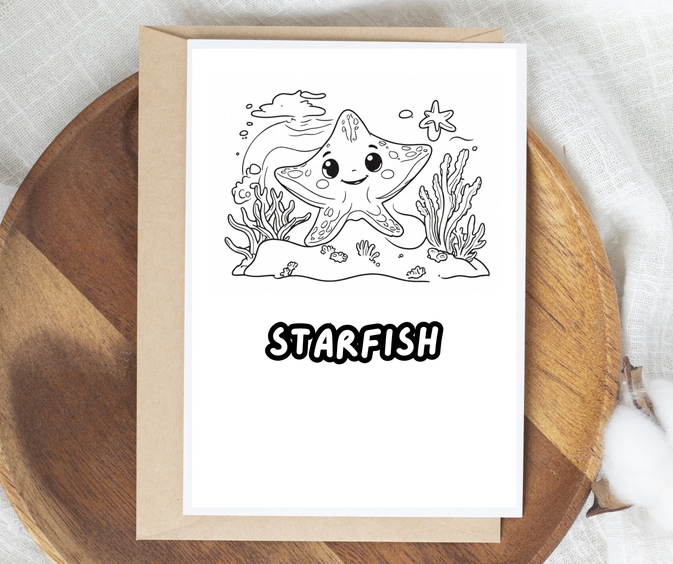Adorable Sea Animals Printable Coloring Pages, Cute Under Water ...