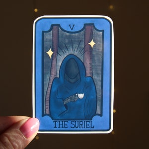 ACOTAR the Suriel Tarot Card Sticker Waterproof Glossy Laminated ...