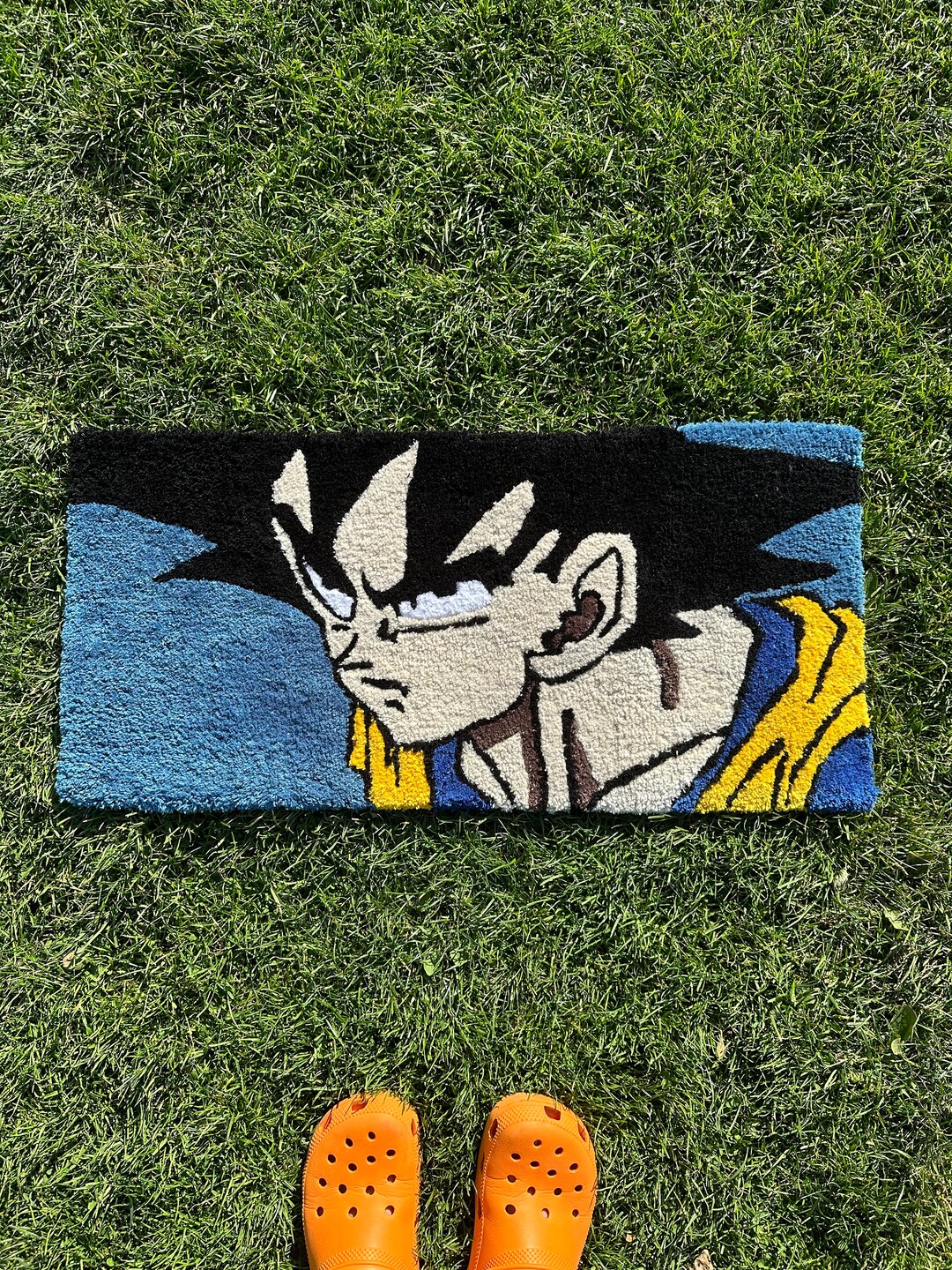 Handmade Goku Rug Dragonball Tufted Rug | Gift | Cozy Home Decor - Etsy