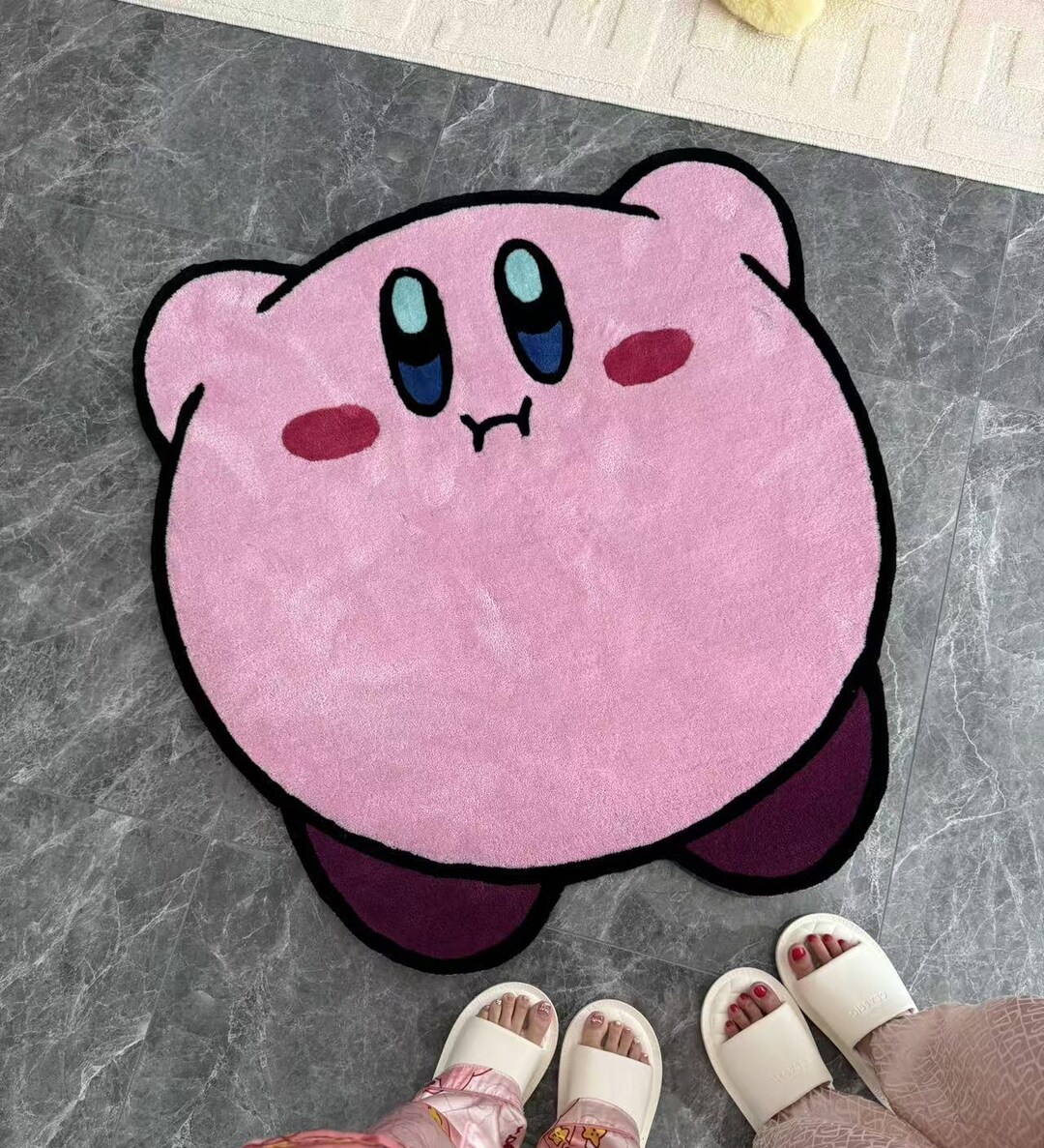 Handmade Kirby Tufted Rug | Cute | Cozy Home Decor | Nintendo | Gift - Etsy