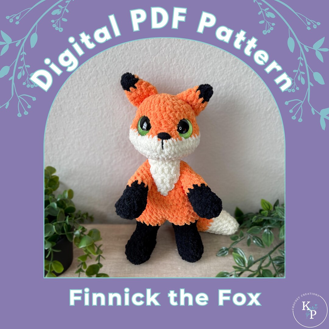 Finnick the Fox PDF Crochet Pattern - Etsy
