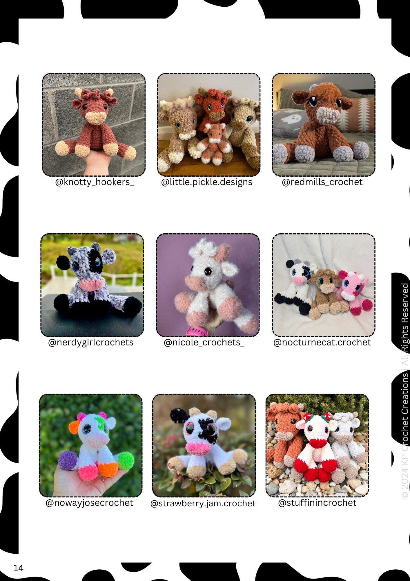 Maisey the Cuddly Cow Crochet Pattern - Etsy