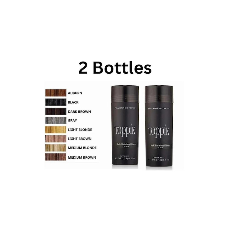 Toppik Dark Brown Black Medium Brown Grey Light Blonde Medium Blonde 27 ...