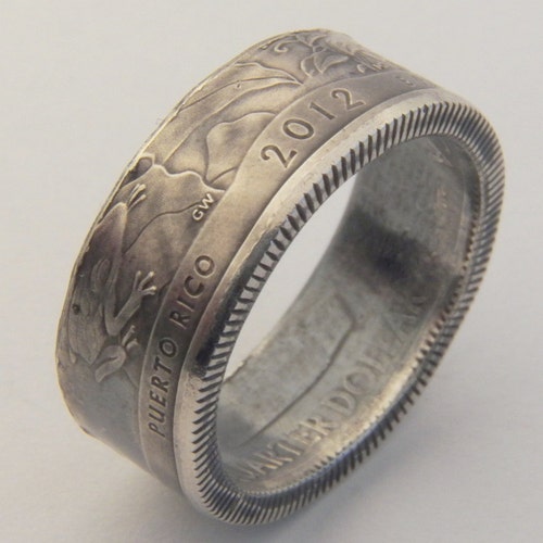 Puerto Rico Coin Ring - Etsy