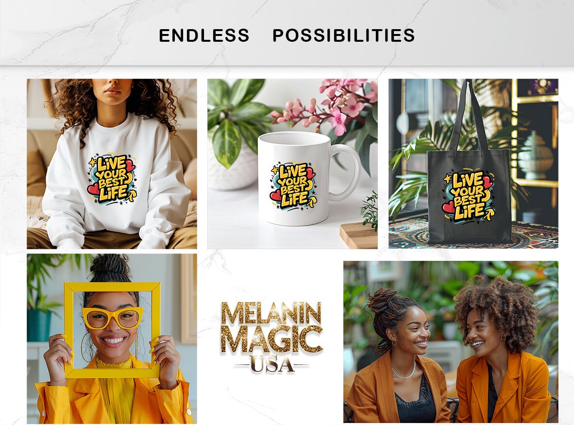 Live Your Best Life Png Sublimation Design, Motivational Png, Positive ...
