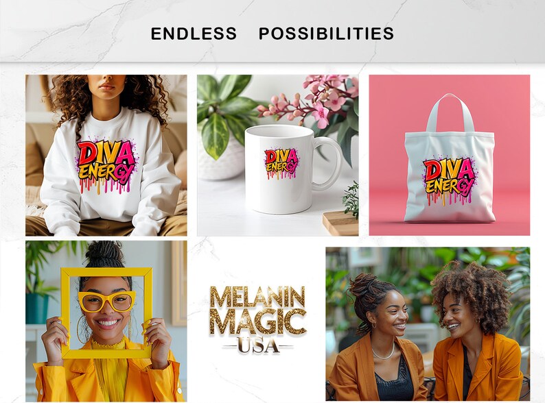 Diva Energy Png Sublimation Design Download, Gradient Diva Png, Vibrant Bold Text, Energetic Png ...