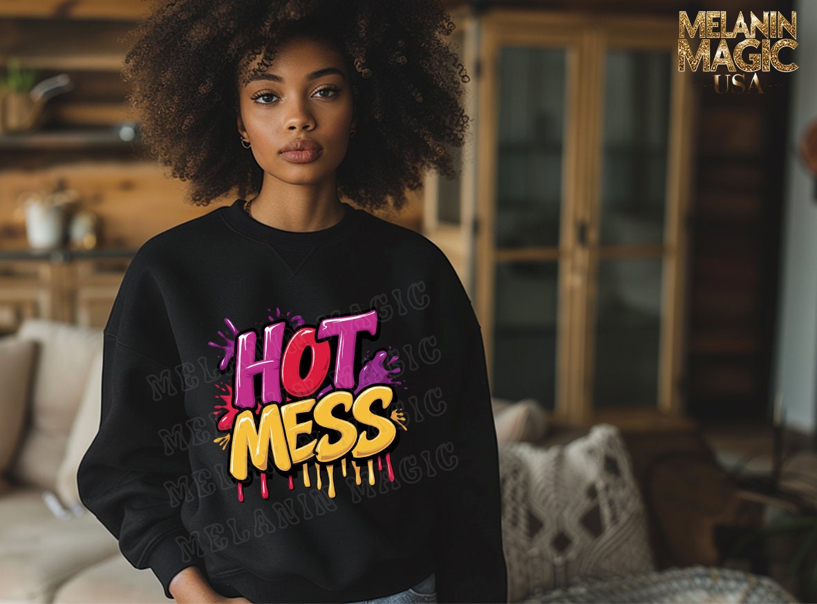 Hot Mess Png Sublimation, Messy Png, Colorful Png Design, Graffiti ...