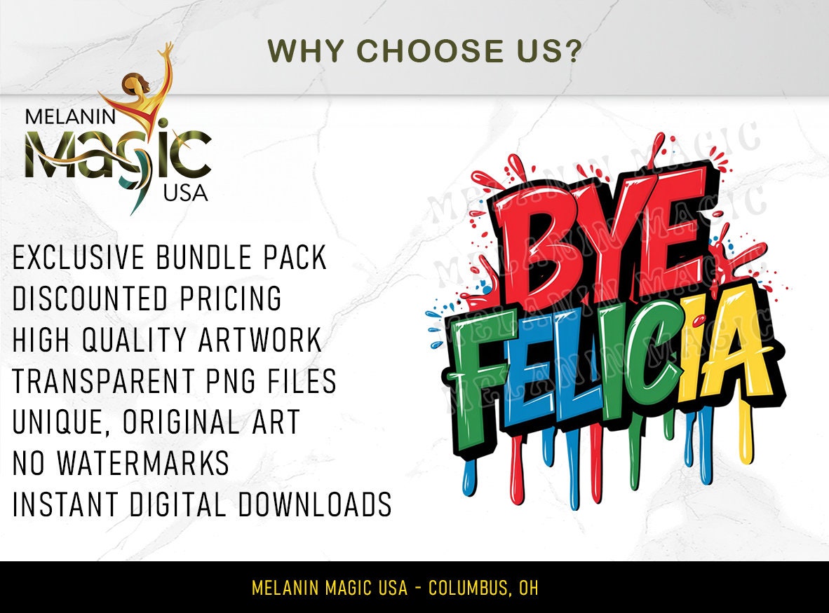 Bye Felicia Png Sublimation Design, Sassy Phraseng, Graffiti Style Png ...