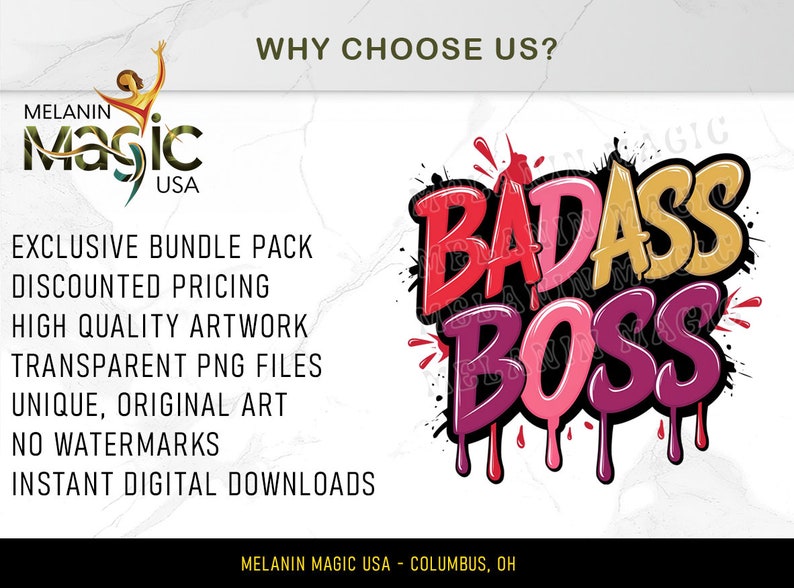 Badass Boss Png Sublimation Design, Graffiti Style Png, Colorful Art ...