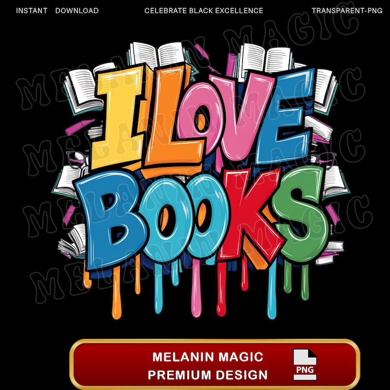 I Love Books - Etsy