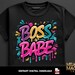 Boss Babe Graffiti Png Sublimation Design, Dripping Ink Png, Bold ...