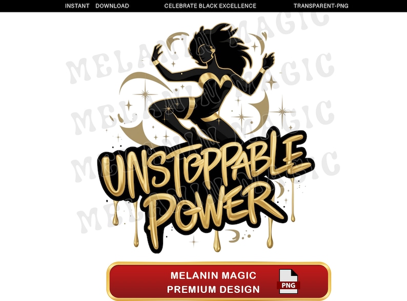 Unstoppable Power Png Sublimation Design, Women Power?ng, Empowerment ...