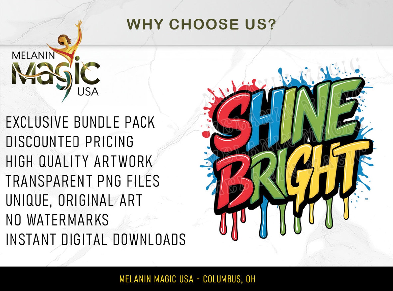 Shine Bright Png Sublimation Design, Colorful Png Art, Inspirational ...