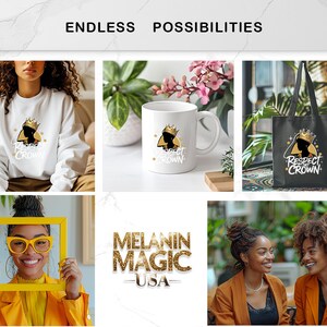 Respect My Crown Png Sublimation Design, Empowerment Png, Cultural Art ...