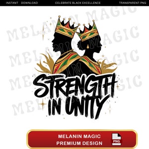 Strength in Unity Png Sublimation Design, Royal Png, Unity Quotes?ng ...