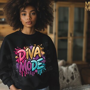 Diva Mode Png Sublimation Design, Dripping Diva Png, Colorful Diva Png, Paint Splash Png ...