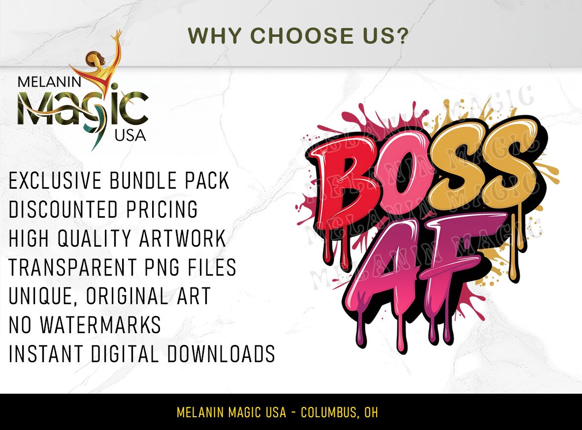 Boss AF Png Sublimation Design, Boss Life?ng Design, Street Art Png ...