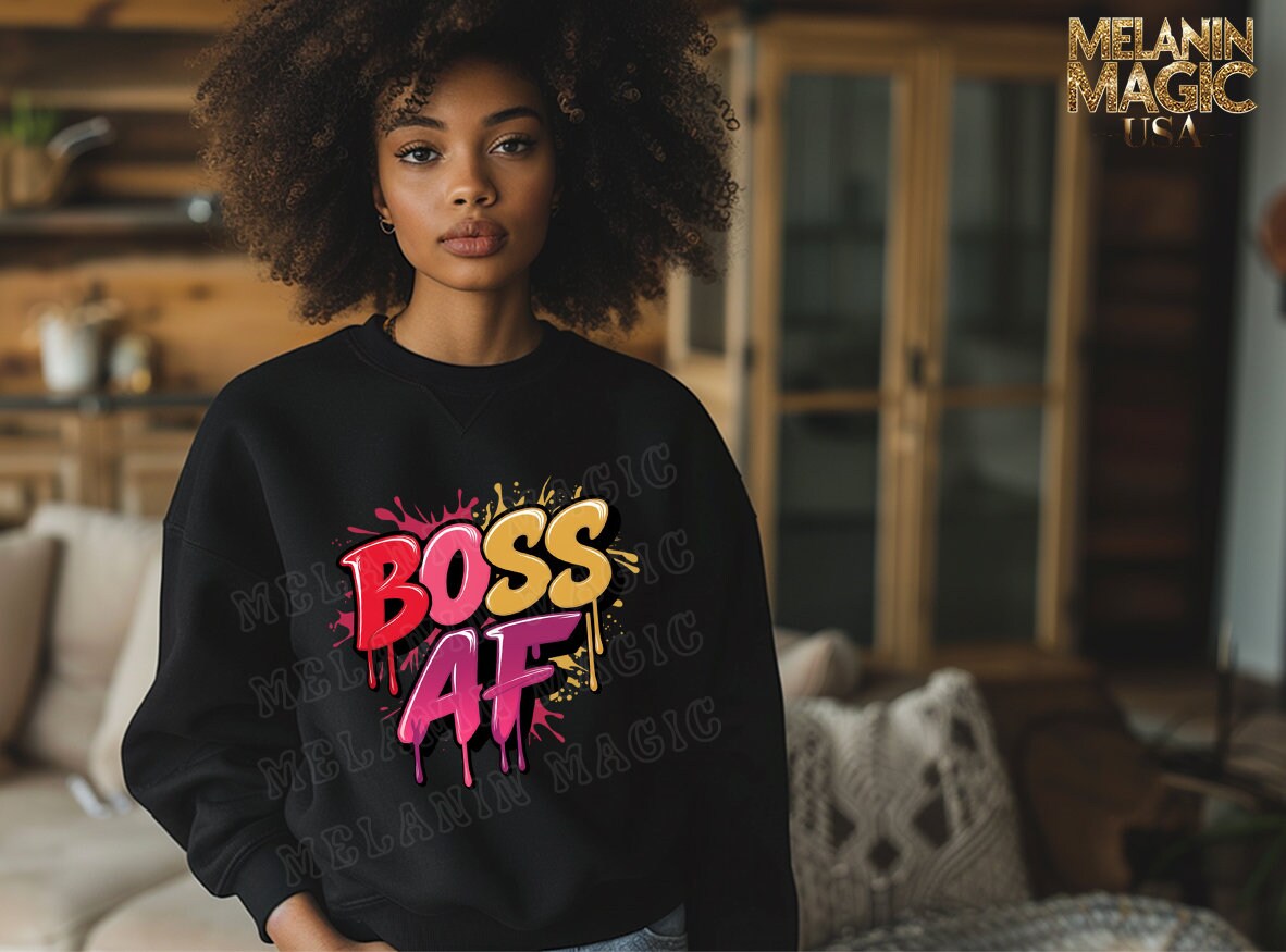 Boss AF Png Sublimation Design, Boss Life?ng Design, Street Art Png ...