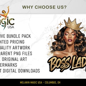 Boss Lady Png Sublimation Design, Glamorous Gold Png, Boss Lady Crown ...