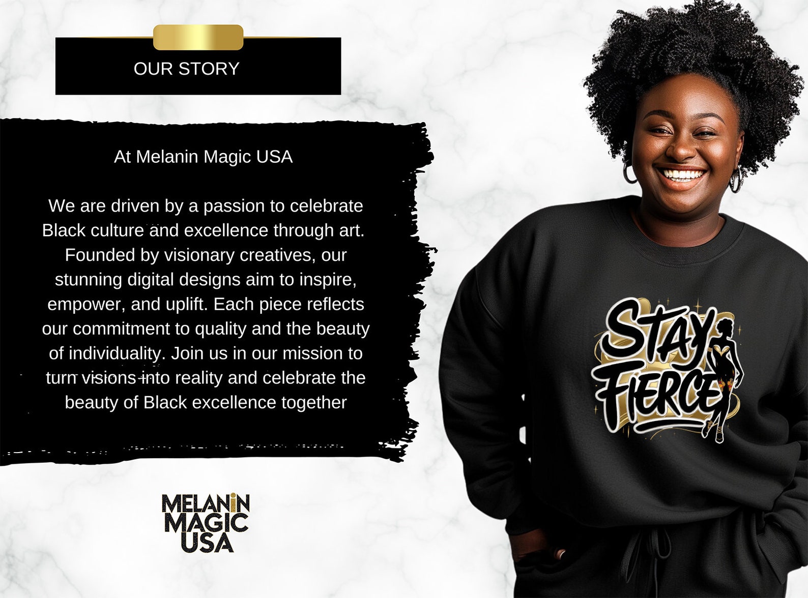 Stay Fierce Png Sublimation Design, Afro Woman Png, Black Girl Magic ...