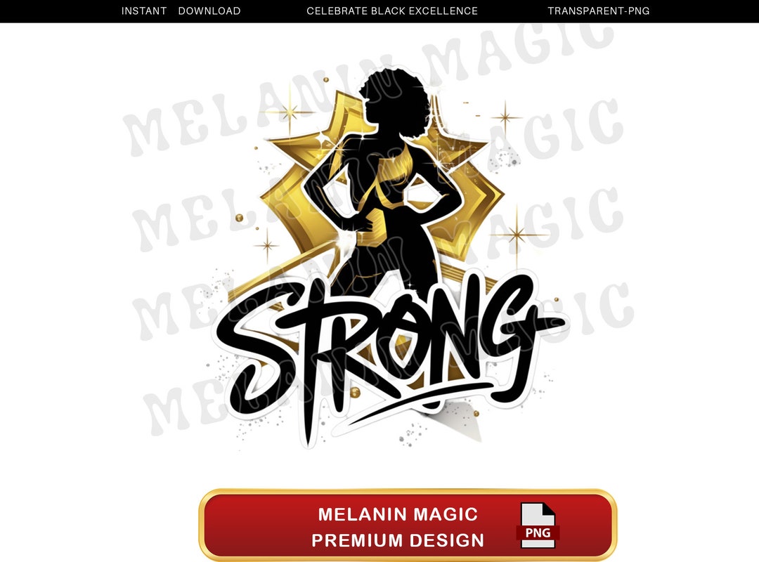 Strong Png Sublimation Design, Empowerment Png, Fitness Png, Strong ...