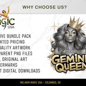 Gemini Queen Png Sublimation Design, Zodiac Png, Glamorous Queen Png ...