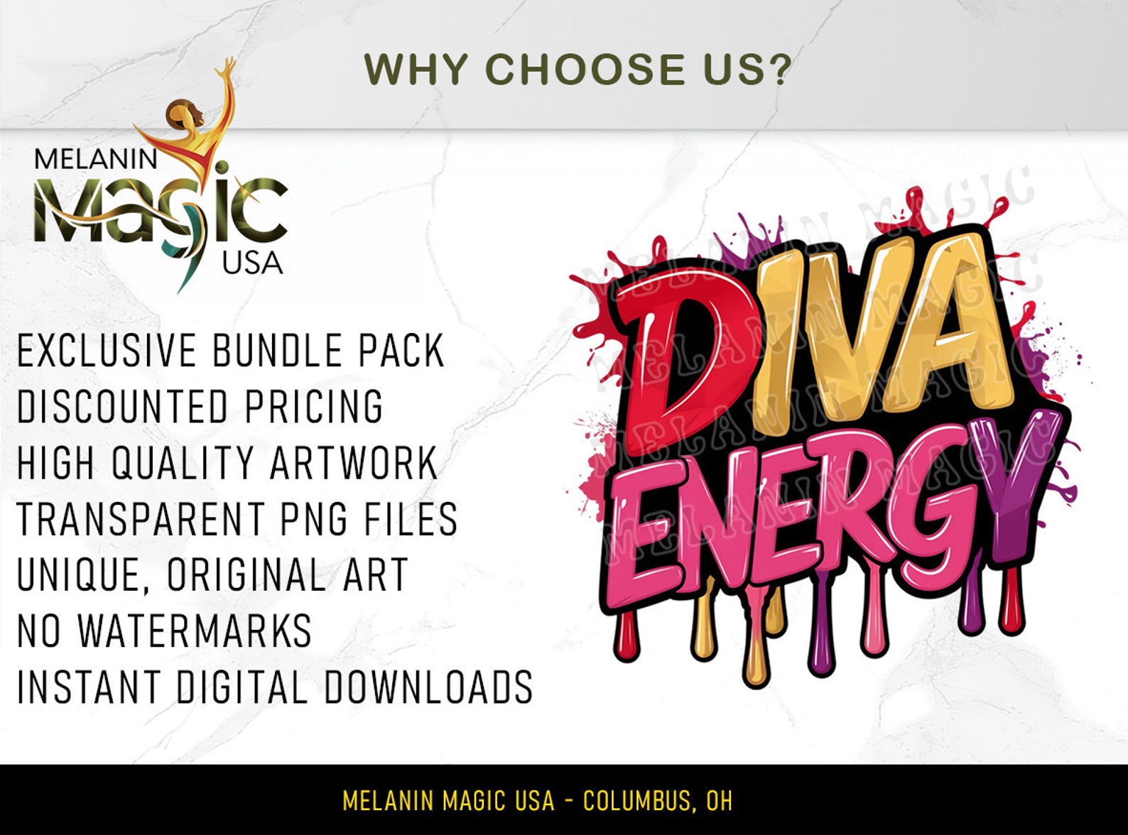 Diva Energy Png Sublimation Design, Bold Colorful Png, Glossy Dripping Letters Png, Paint ...