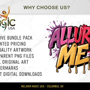 Allure Me Png Sublimation Design, Glossy Dripping Png, Vibrant Colorful ...