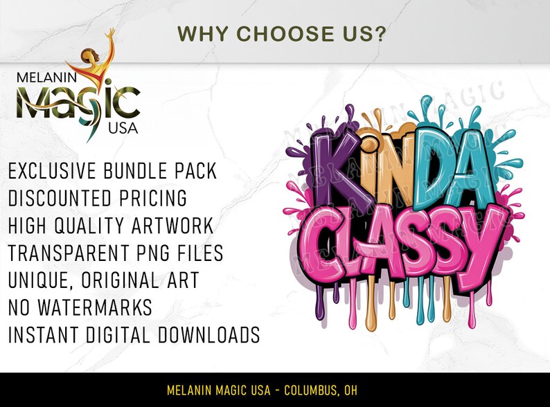 Kinda Classy Png Sublimation Design, Graffiti Art, Vibrant Colors Png ...