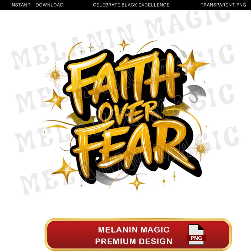 Faith Over Fear Png - Etsy