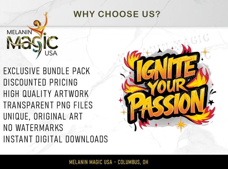 Ignite Your Passion Png Sublimation Design, Fiery Motivation Png ...