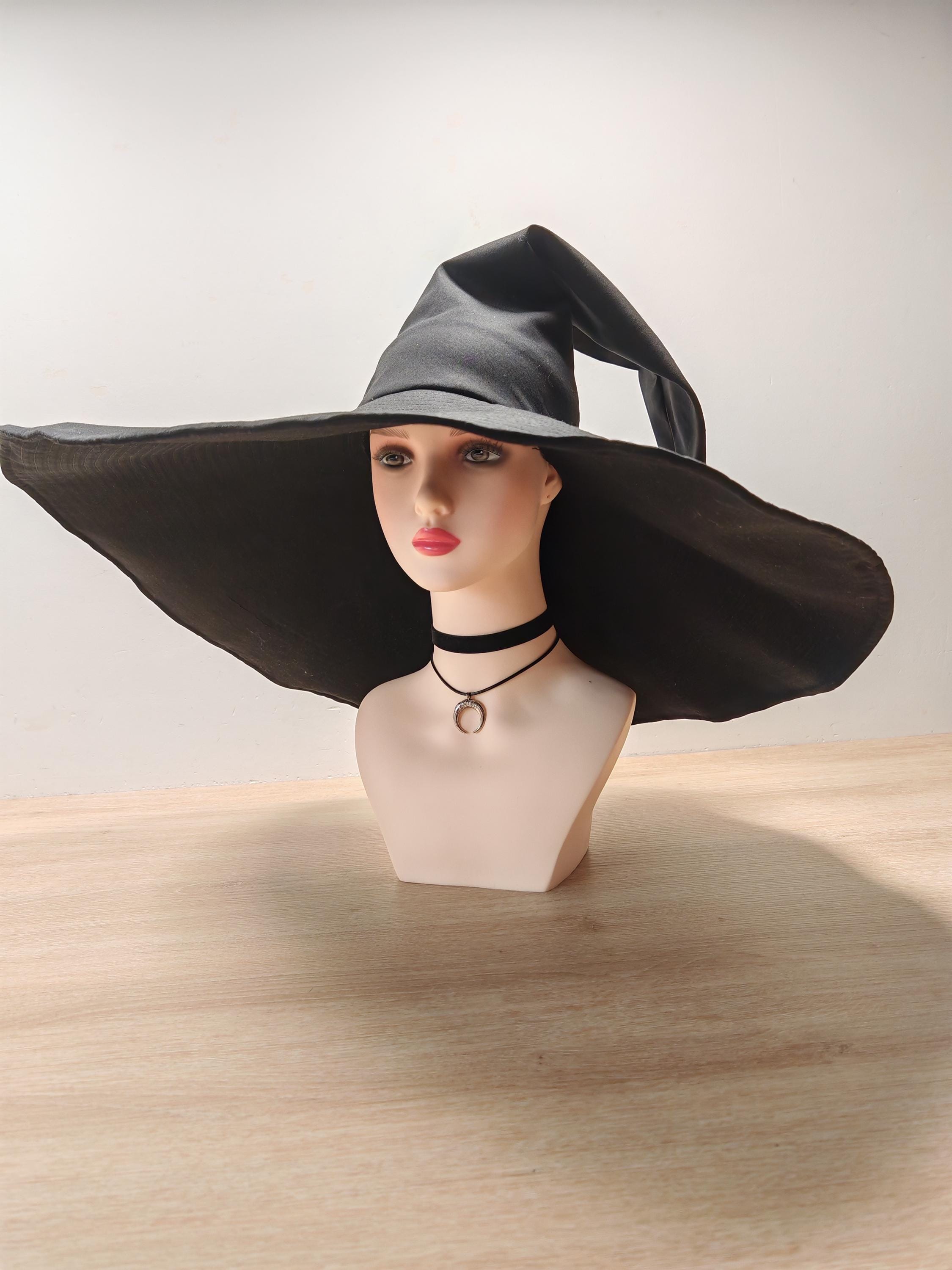 Extra Large Witch Hat, Black Witch Hat, Halloween Hat, Custom Witch Hat ...