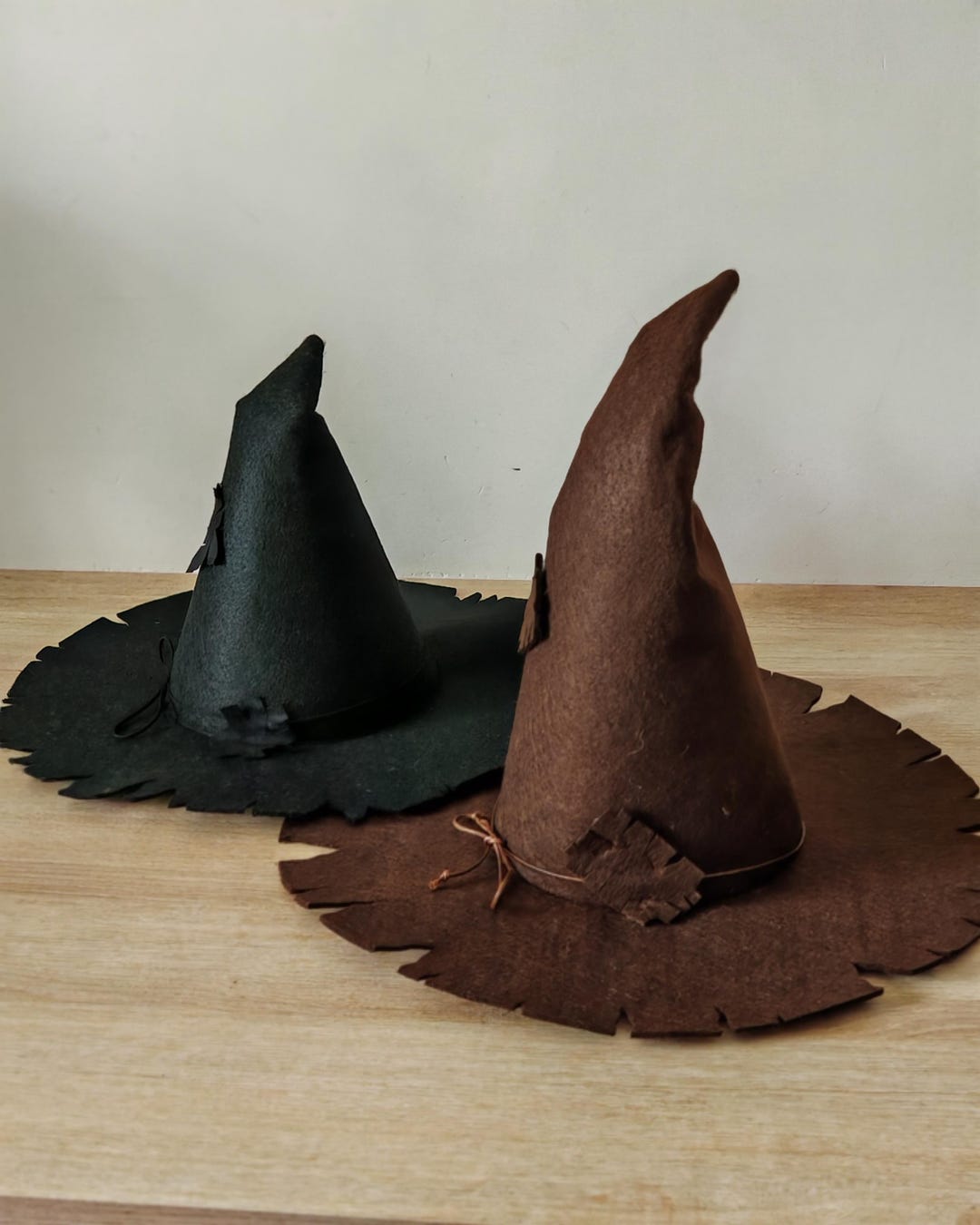 Felt Wizard Hat. 5 Colors. Halloween. Village Forest Witch Hat. - Etsy