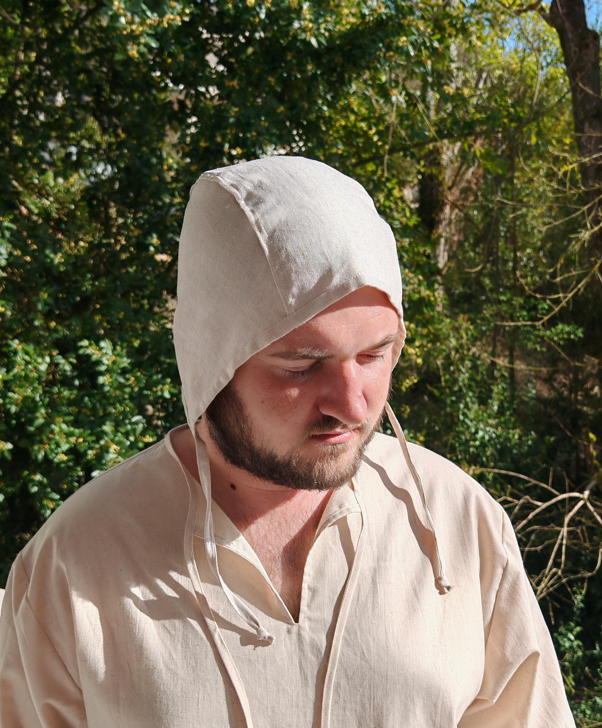 Medieval Hat. Medieval Cotton or Linen Cap. Reenactment Cap. Role Play ...