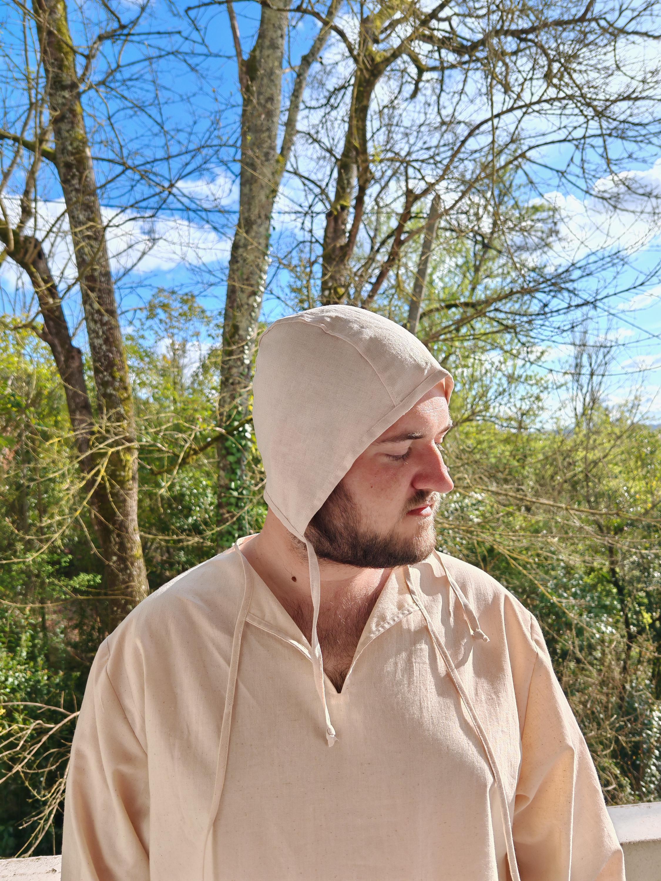 Medieval Hat. Medieval Cotton or Linen Cap. Reenactment Cap. Role Play ...