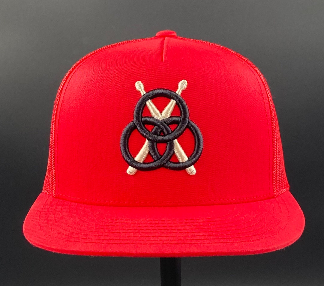 John Bonzo Bonham Led Zeppelin Adjustable Red Flat Bill Hat - Etsy