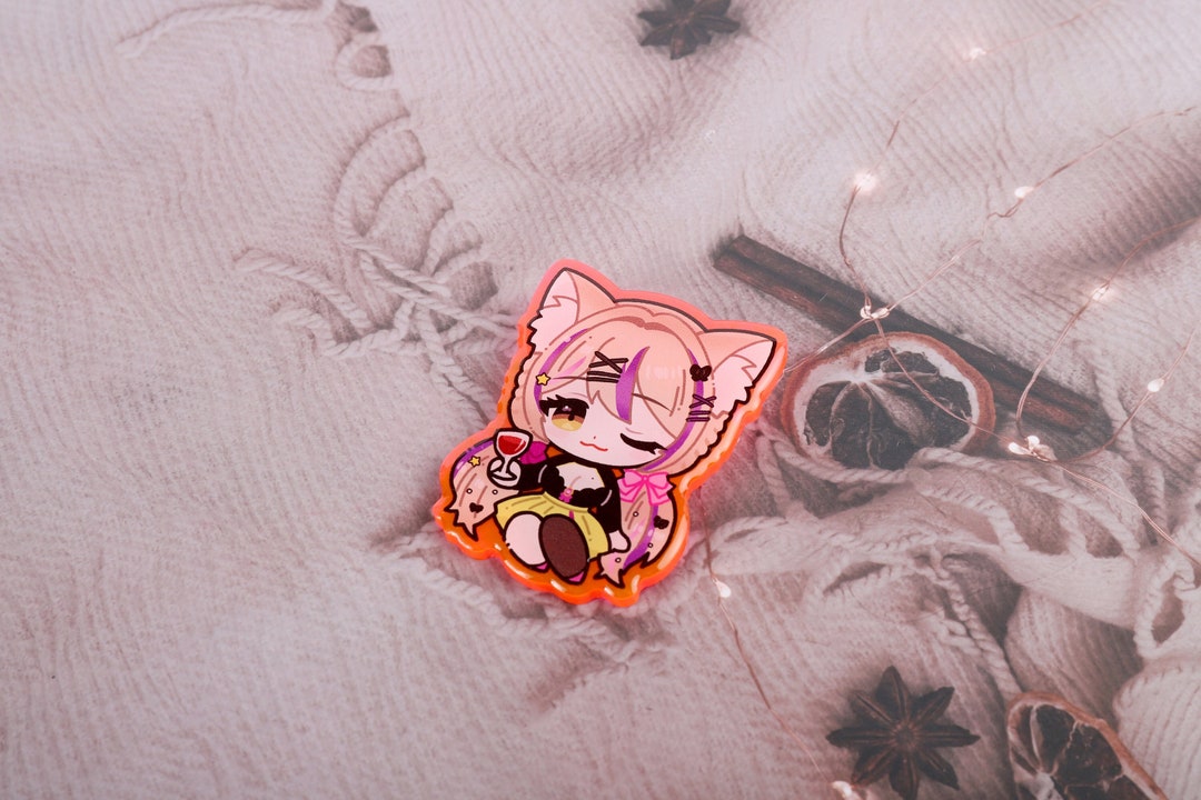 Chaos Vtuber Acrylic Pin V2 - Etsy
