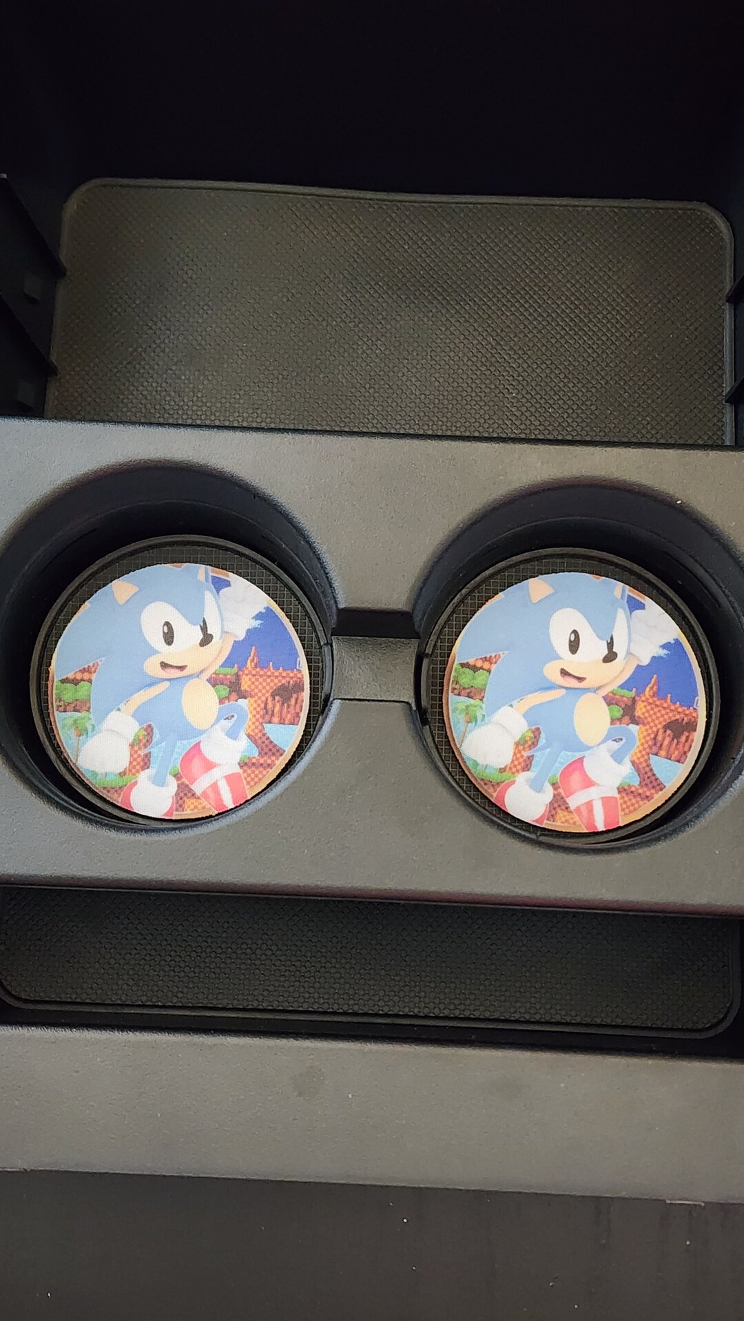 Sonic, Hedgehog, Coaster Set, Car Accessories, Car Decor, Car Coasters ...