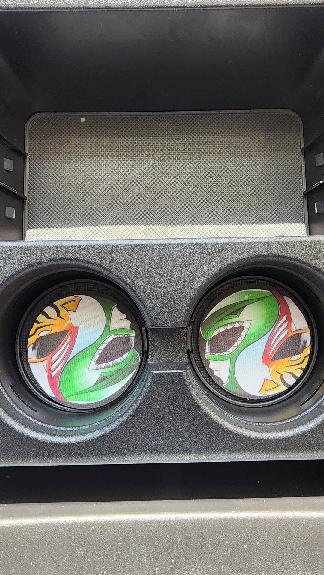 Green Ranger Vs White Ranger, Car Coaster, Car Accessories, Car Decor ...