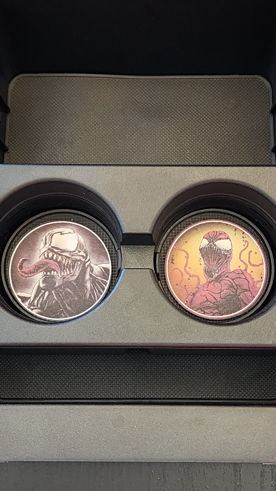 Venom, Carnage, Coaster Set, Car Accessories, Car Decor, Car Coasters ...