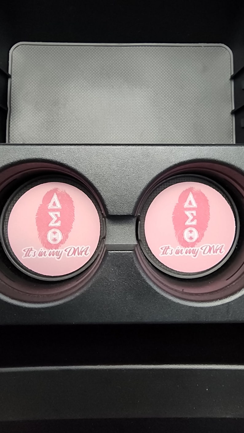 Delta Sigma Theta, Sorority, Car Accessories, Car Decor, Car Coasters ...