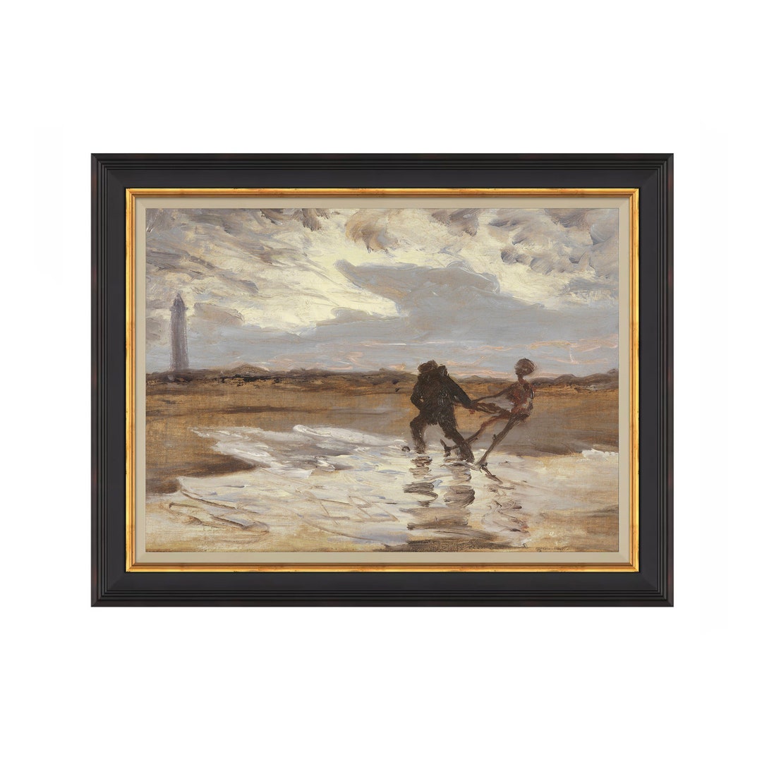 The Drowned Man's Ghost | Moody Seaside Beach Painting | Haunted Ghost ...