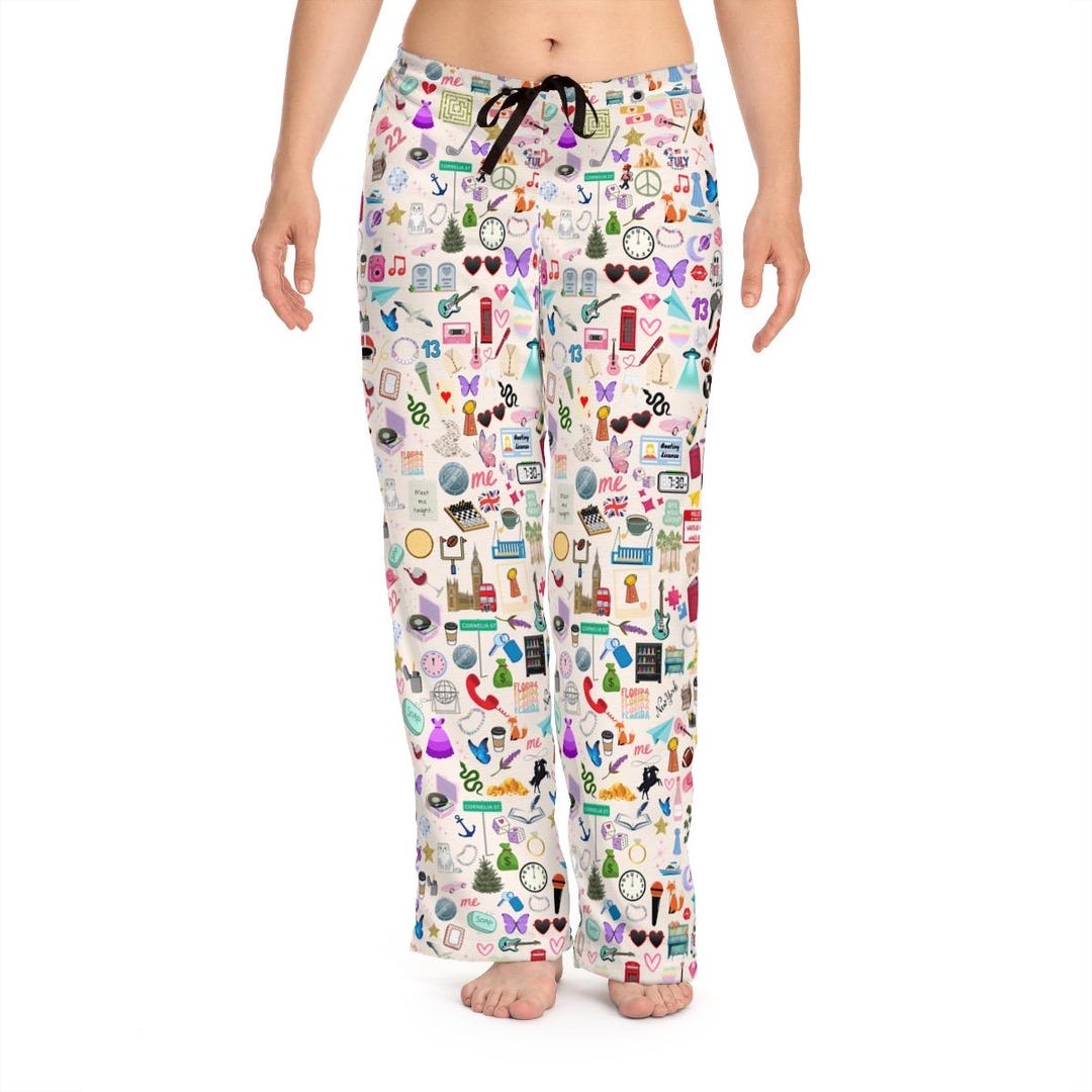 Tay Inspired Gifts Girlie Pajama Pants Easter Egg Showgirl Womens Pjs ...