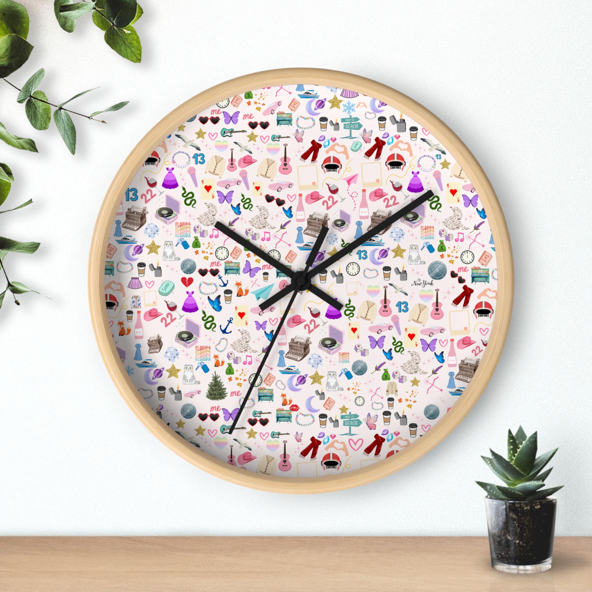 Tay Inspired Gifts Girlie Wall Clock Easter Eggs Fangirl Wall Decor ...