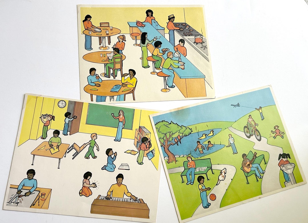 Vintage Listening Lotto Game Card 1981 // Choose an Individual Card - Etsy