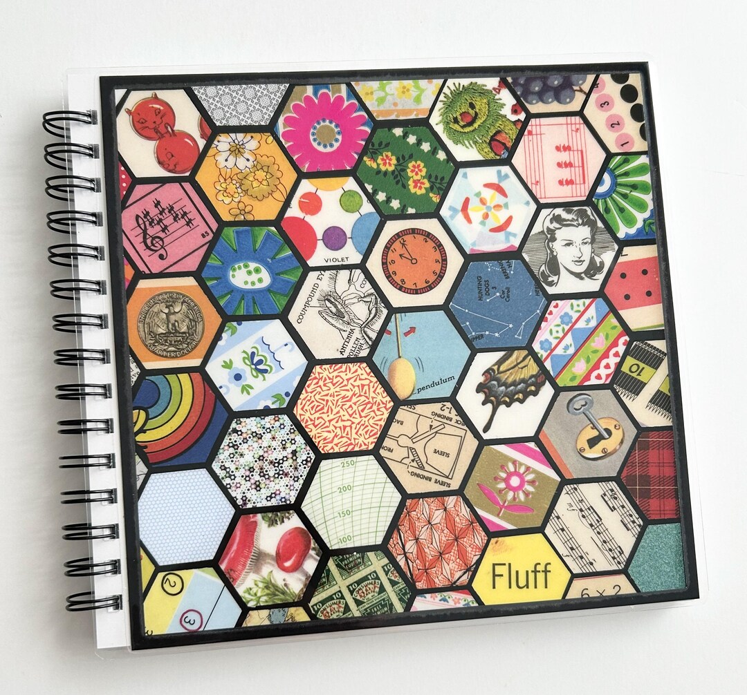 Collage Art Notebook // Journal // Sketchbook Number 68 - Etsy