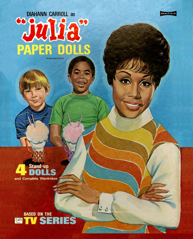Julia TV Show Paper Doll Box Poster // Vintage Restoration - Etsy